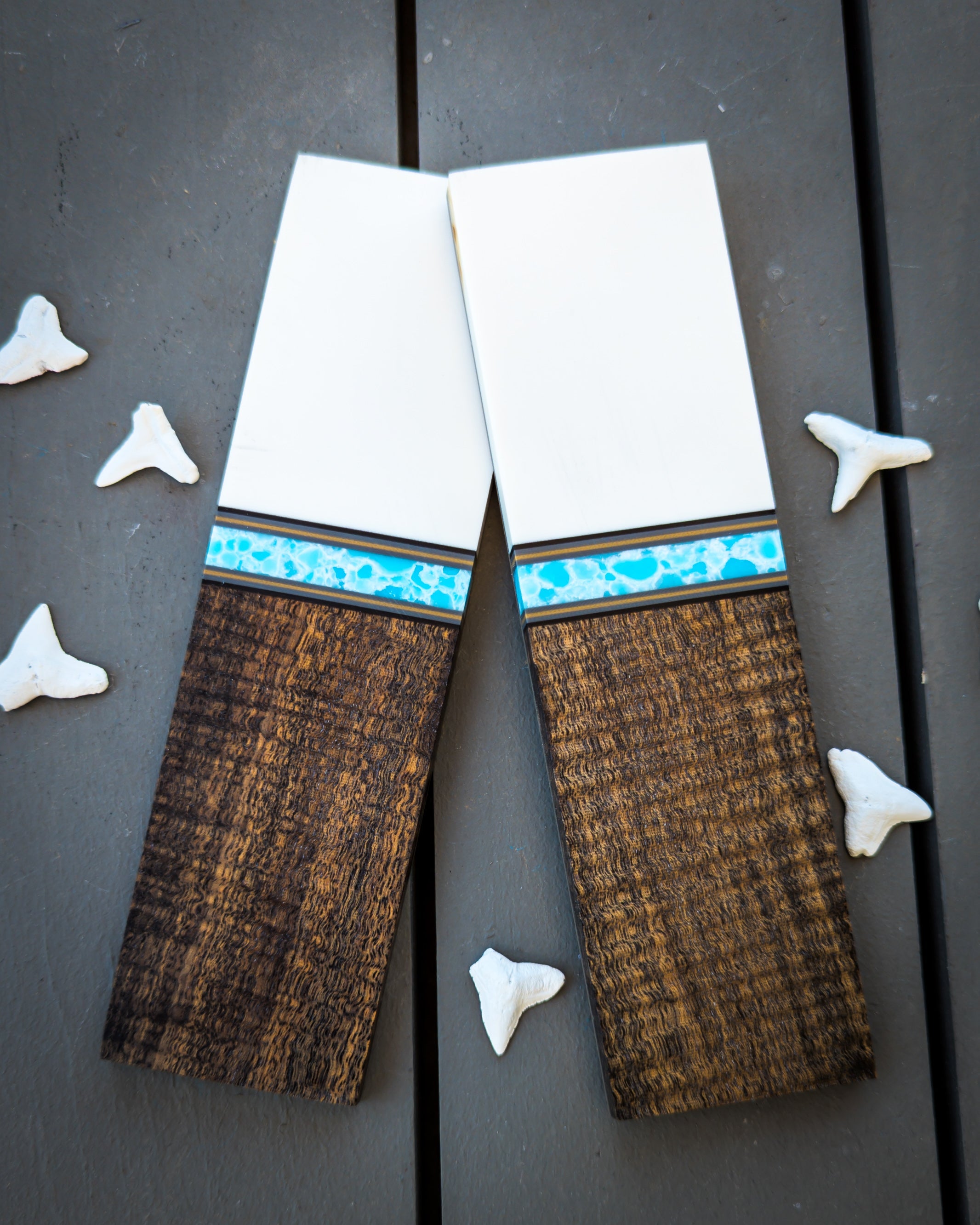 Custom Flying Shark Knives Segmented Scales – Page 2 – Flying Shark ...